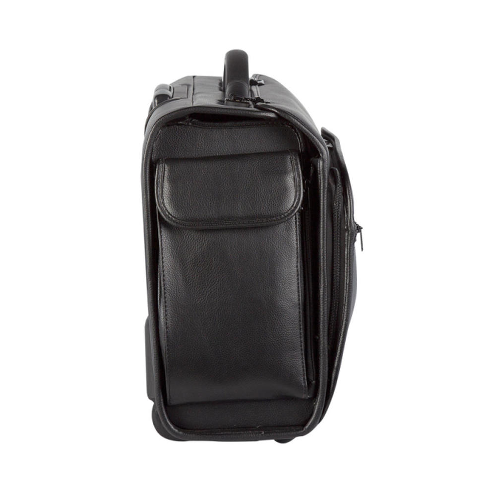 Bugatti® BZCW933 Synthetic Leather Wheeled Computer Case 292433