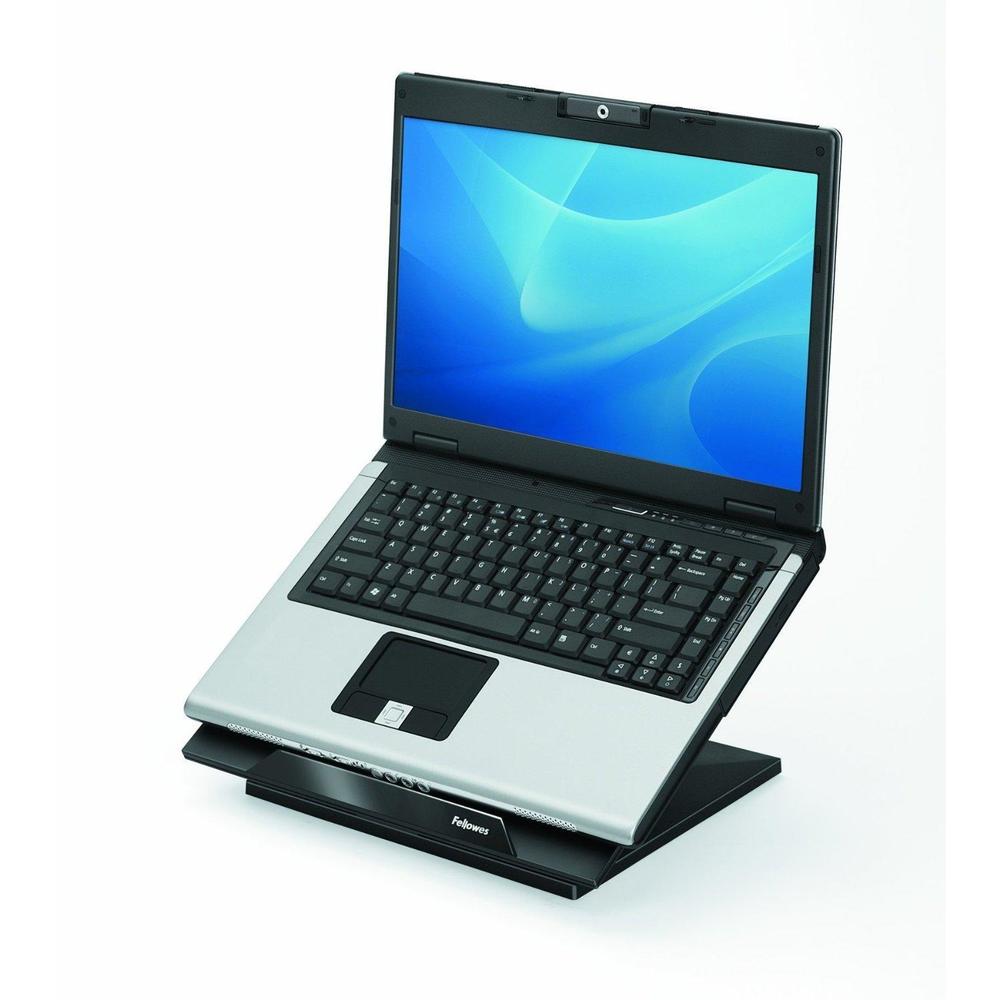 Fellowes® Designer Suites™ Laptop Riser, Black - 4" x 13.19" x 11.19 ...