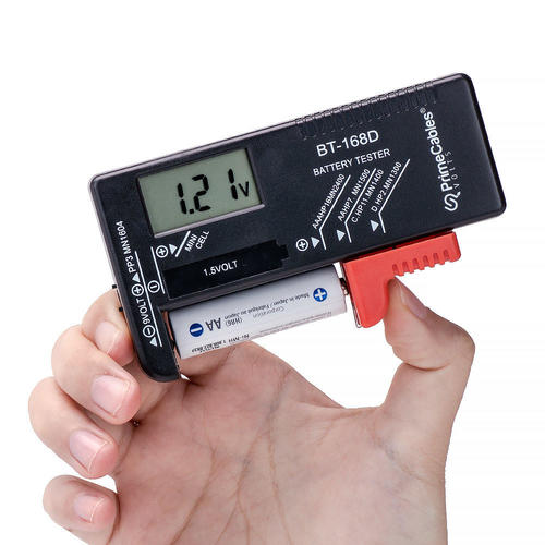 Digital Battery Tester Battery Checker for AA AAA C D 9V 1.5V Button ...