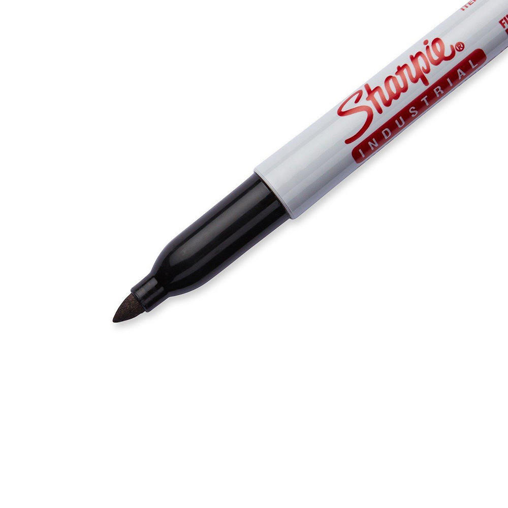 Sharpie® Industrial Permanent Marker, Fine Point - 12/Box
