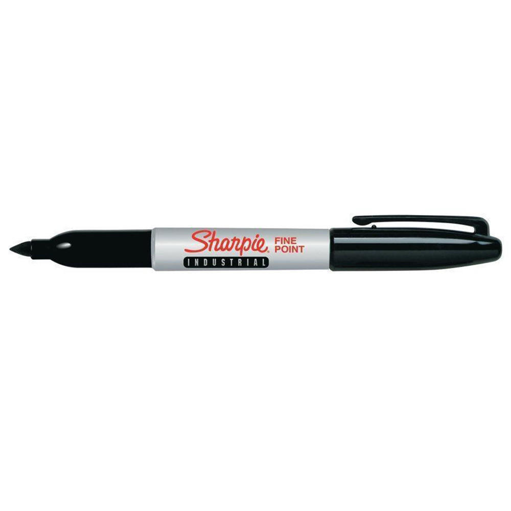 Sharpie® Industrial Permanent Marker, Fine Point - 12/Box