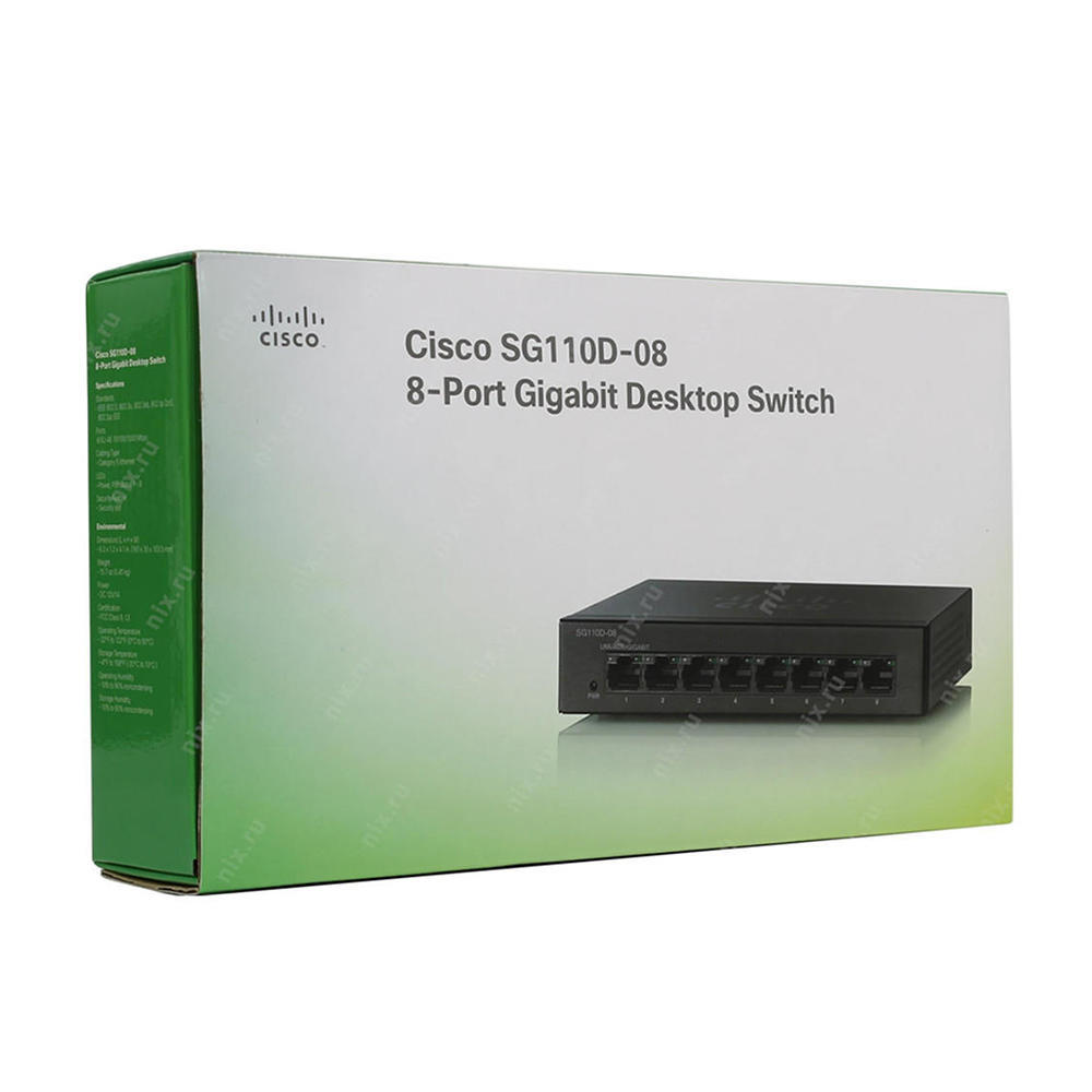 Cisco SG110D-08 8-Port Desktop Ethernet Switch
