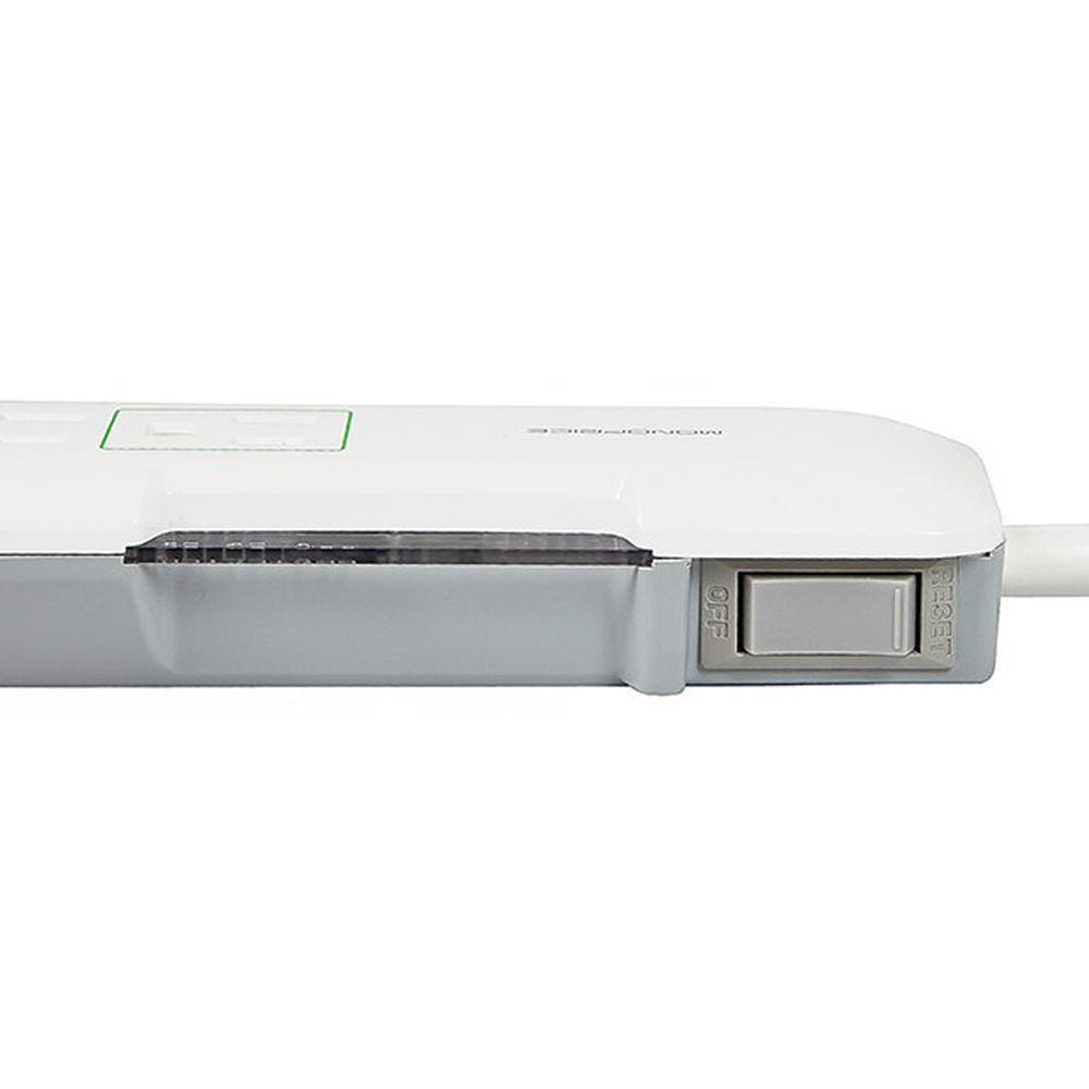 6 Outlet Slim Surge Protector Power Strip - 1080 Joules - Monoprice®