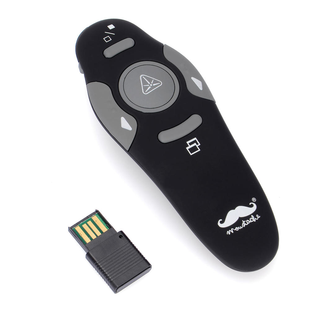 Wireless Presenter Remote Control, RF 2.4GHz, 100m - Moustache®