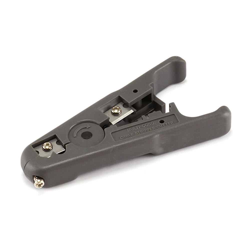 RJ-45/RJ11 Stripping and Crimping Tool Kit with Modular Plugs - Monoprice®