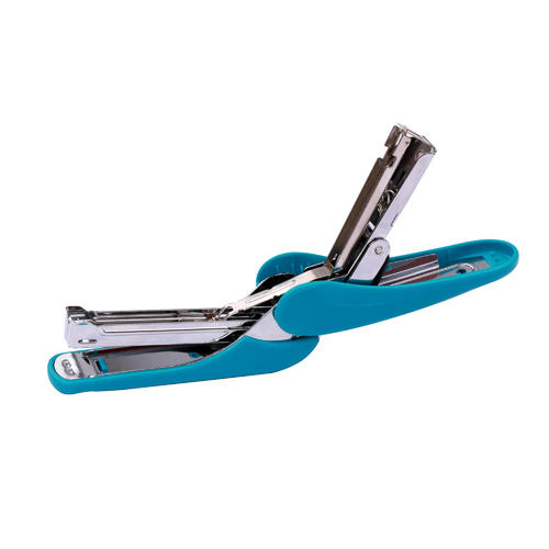 Reduced Effort Plastic Stapler, Blue / Orange (Random Colour) - Moustache®