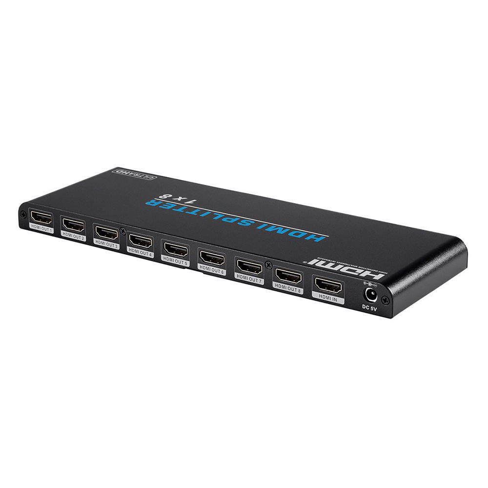 Blackbird 4K Pro 1x8 HDMI Splitter with HDCP 2.2 and EDID Support ...