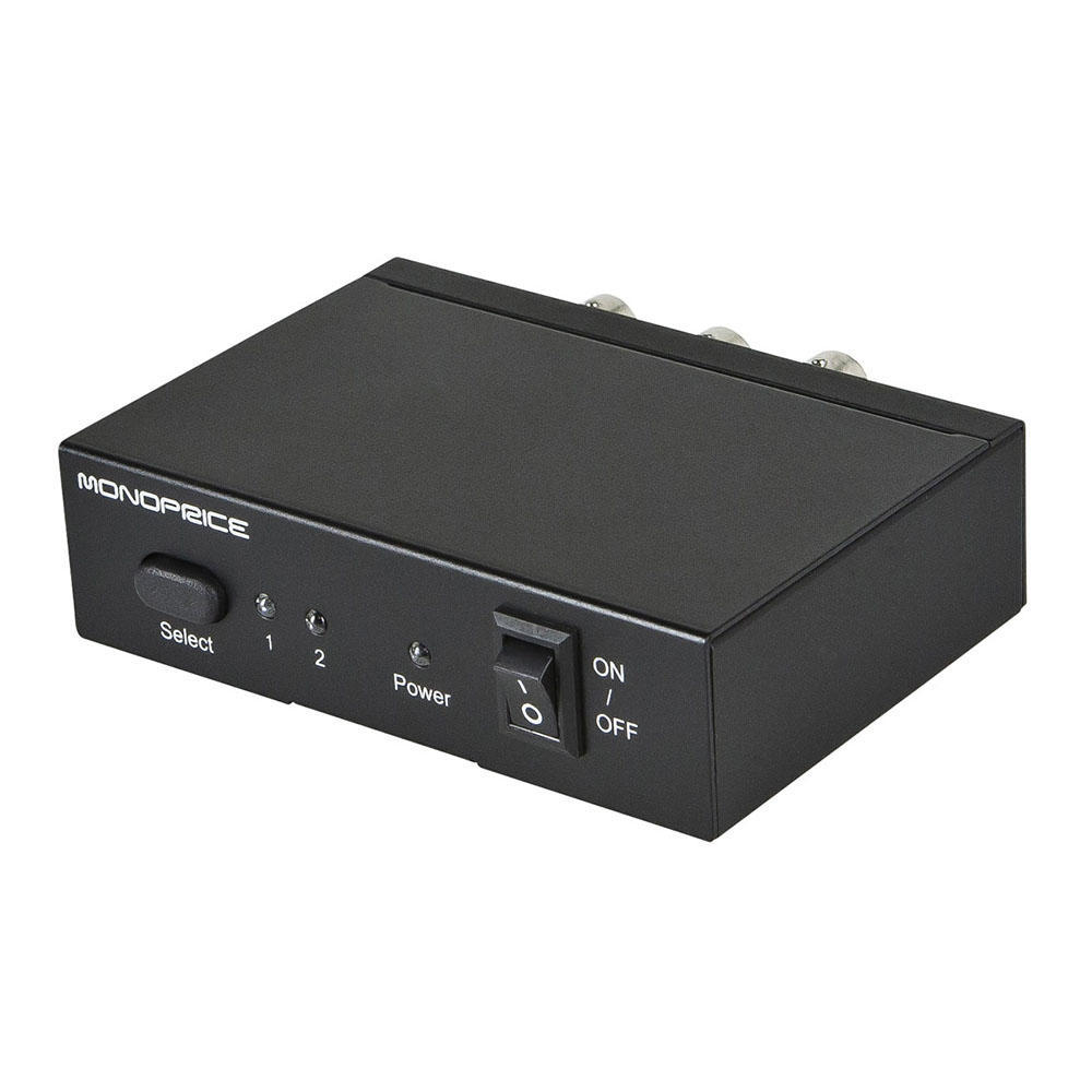3G SDI 2x1 Switch with SD-SDI, HD-SDI & 3G-SDI Support - Monoprice®