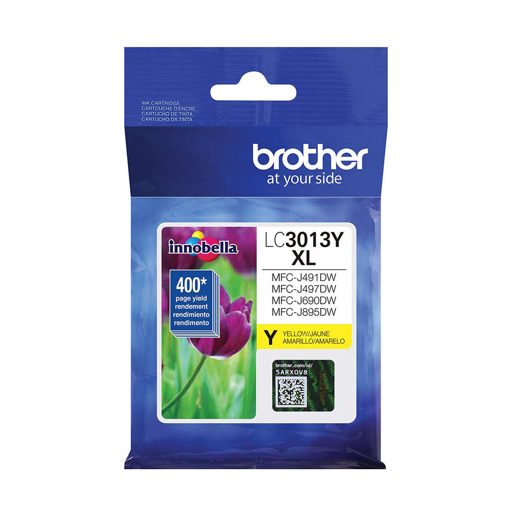 Brother LC3013YS Yellow Ink Cartridge, High Yield