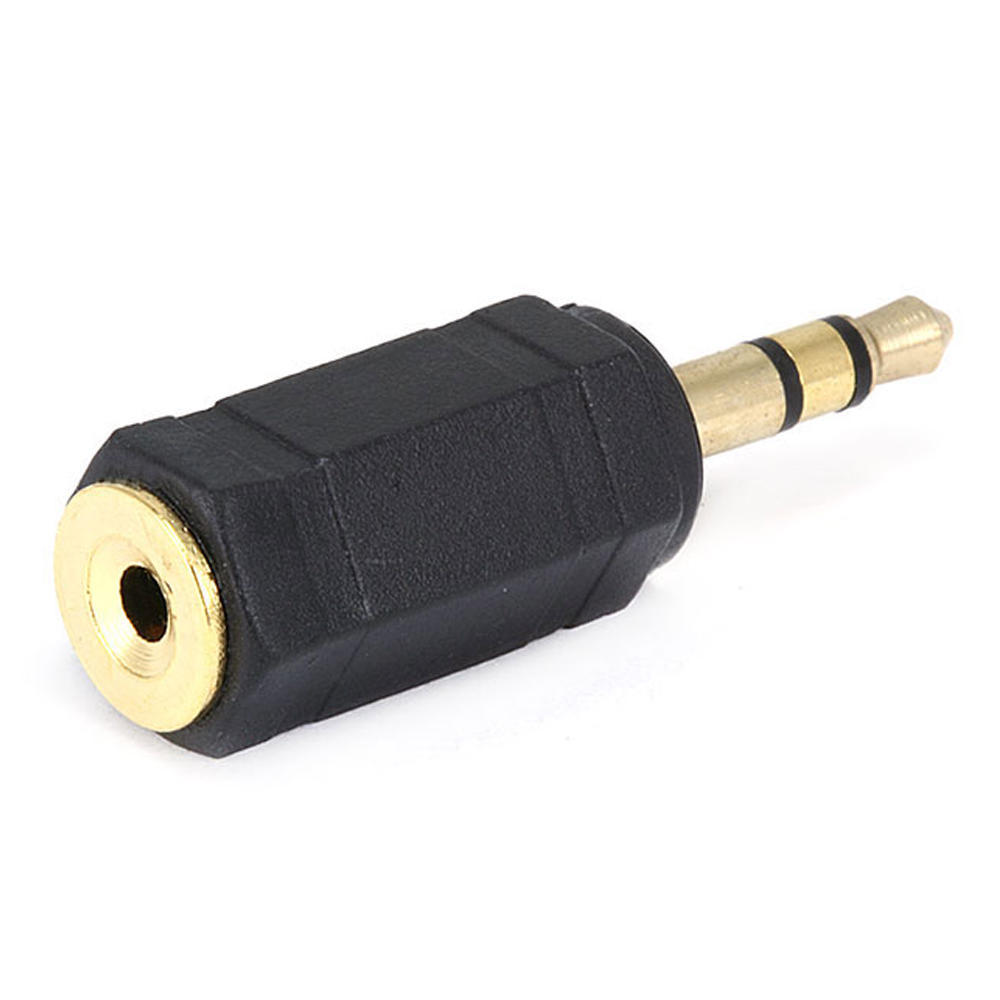 3.5mm TRS Stereo Plug to 2.5mm TRS Stereo Jack Adapter, Gold Plated ...
