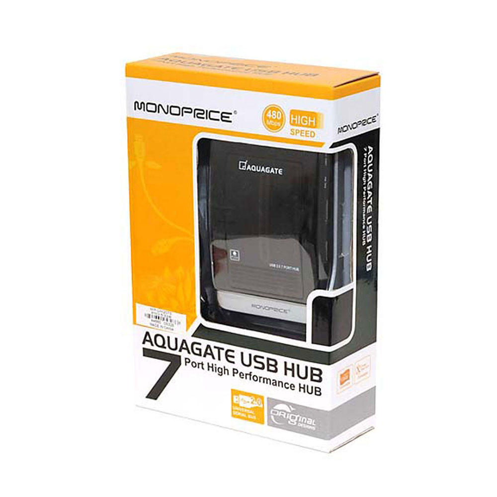 7-Port USB 2.0 Hub for PC, Laptop, Mac - Monoprice®