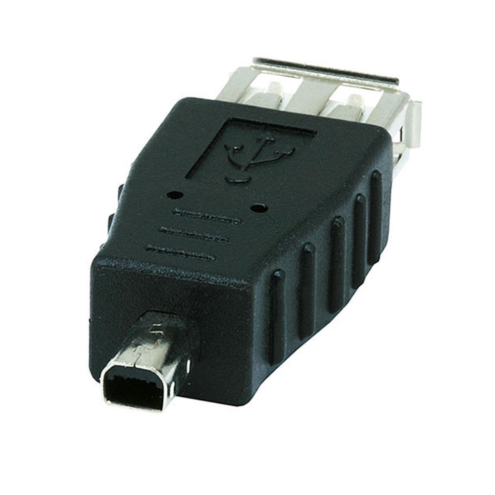 USB 2.0 A Female to Mini 4 pin (B4) Male Adapter - Monoprice®