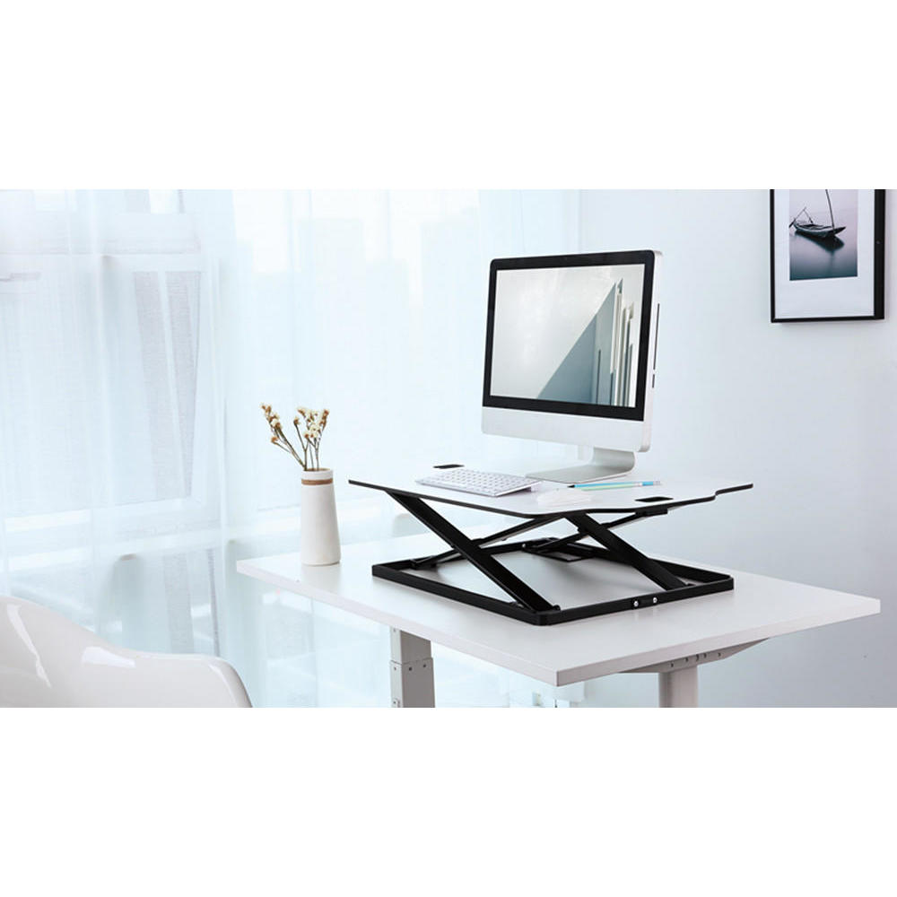Ultra Slim Height Adjustable Sit and Standing Desk PrimeCables®-OpenBox