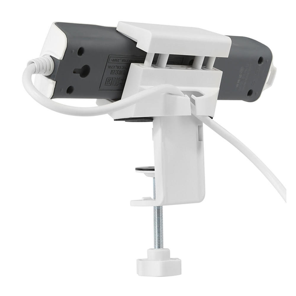 Clamp-On Power Strip Holder with Adjustable Width & Cable Management ...