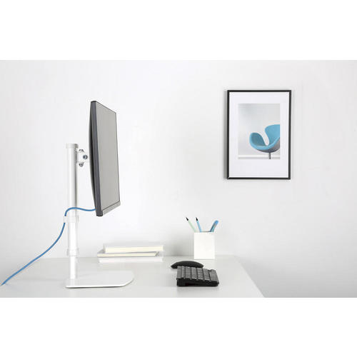 Adjustable Vertical Monitor Stand for 17–27 Inch Screens