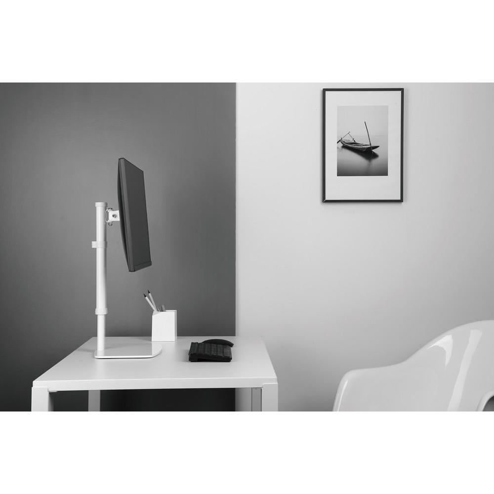 Adjustable Vertical Monitor Stand for 17–27 Inch Screens