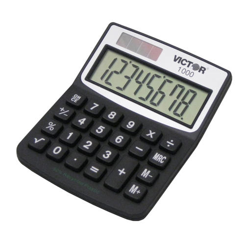 Victor® 1000 8 Digit Mini Desktop Calculator