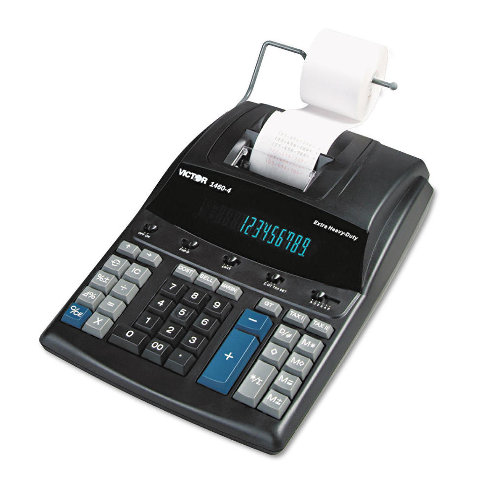 Victor® 1460-4 12 Digit Extra Heavy Duty Commercial Printing Calculator