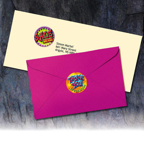 Avery® High-Visibility Labels (8293), 1½" Diameter, White, 400/Pack