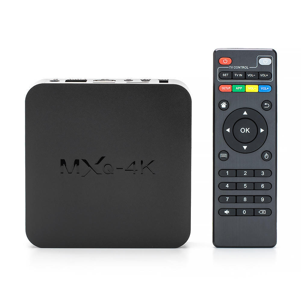 MXQ-4K Android Smart TV Box 4K HD Media Player, UL Certification Power ...