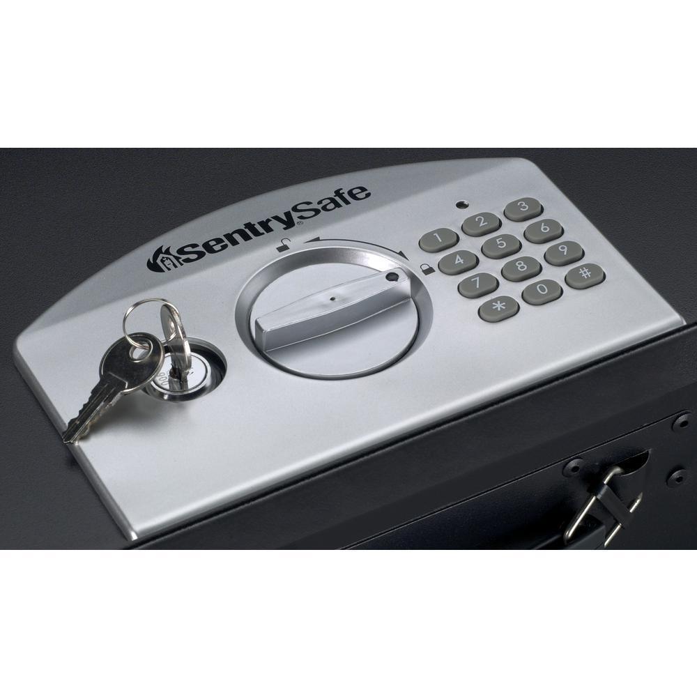 SentrySafe P021E Portable Security Box, Programmable Lock with Key ...