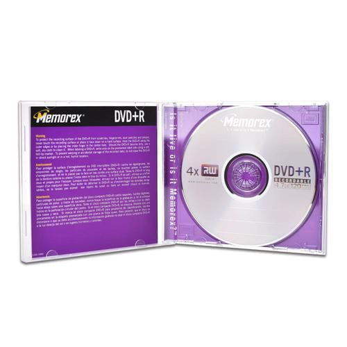 Memorex® 3 DVD+R & 3 DVD+RW 4.7GB 240 Minutes, 4x Individual Sealed ...