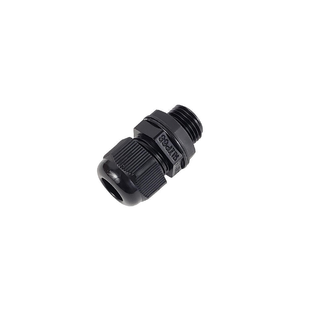 Cable Gland M16x1.5 Thread - Cable OD 5~10mm - IP68 - Black