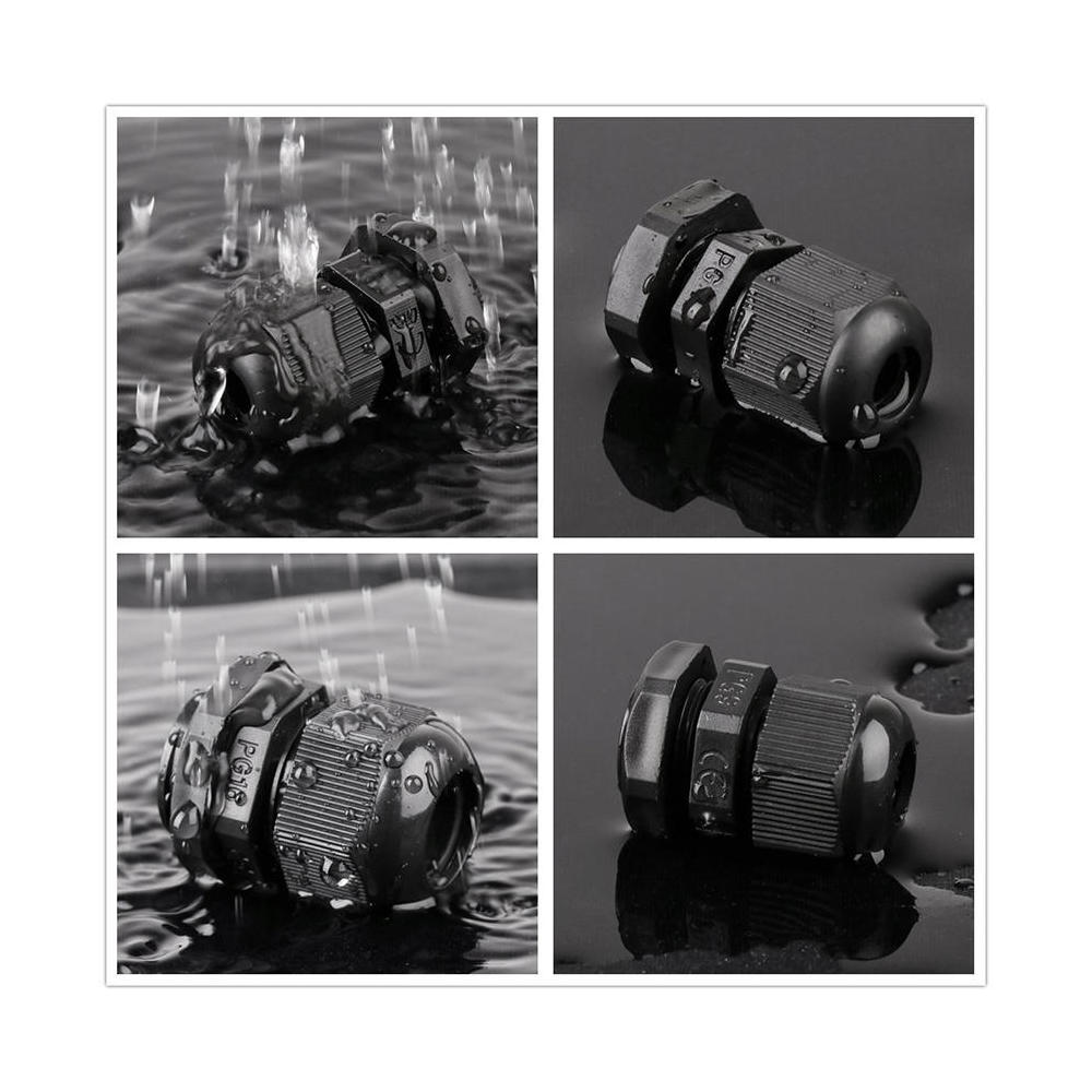 Cable Gland M25x1.5 Thread - Cable OD 13~18mm - IP68 - Black