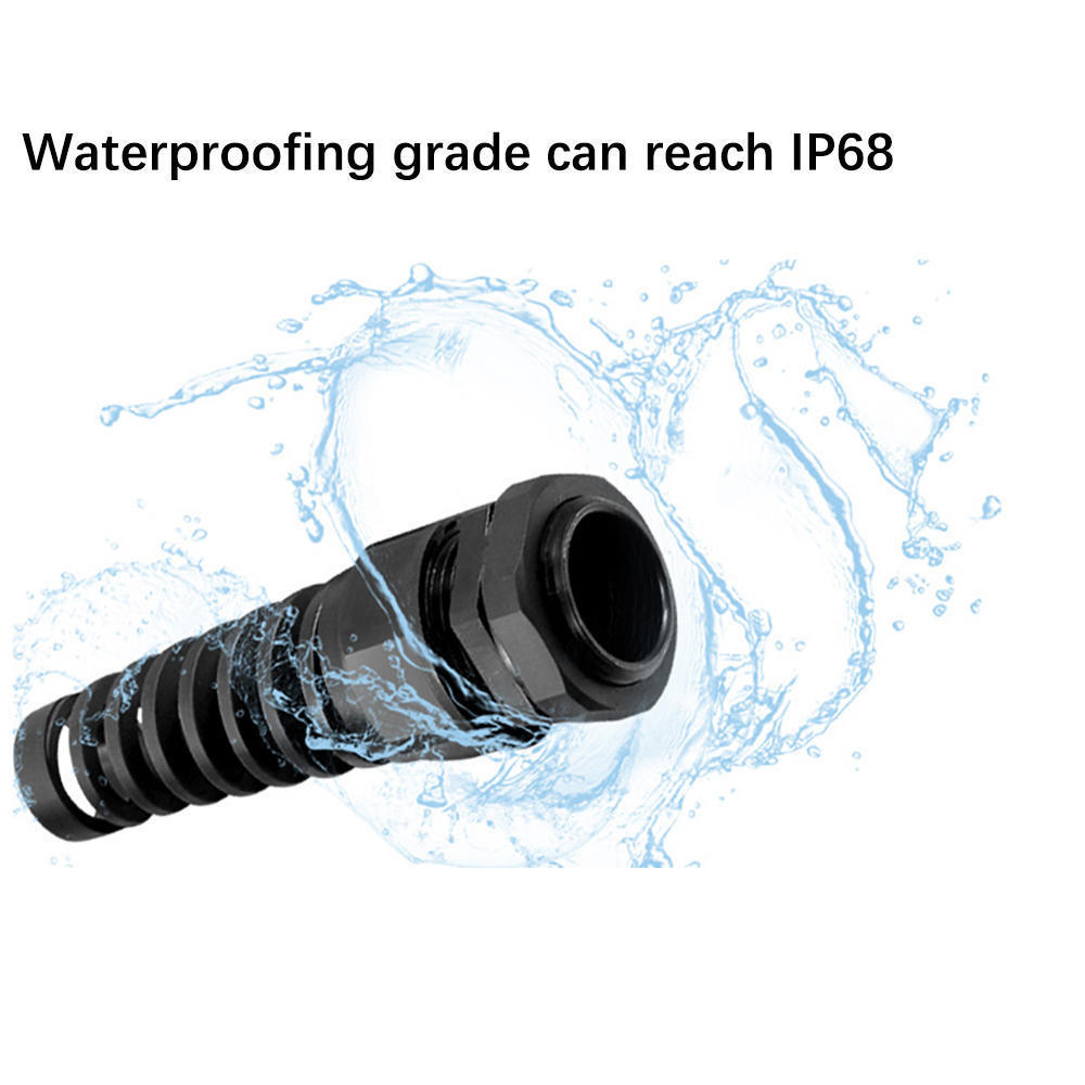 Cable Gland with Strain Relief M16x1.5 Thread - Cable OD 5~10mm - IP68 ...