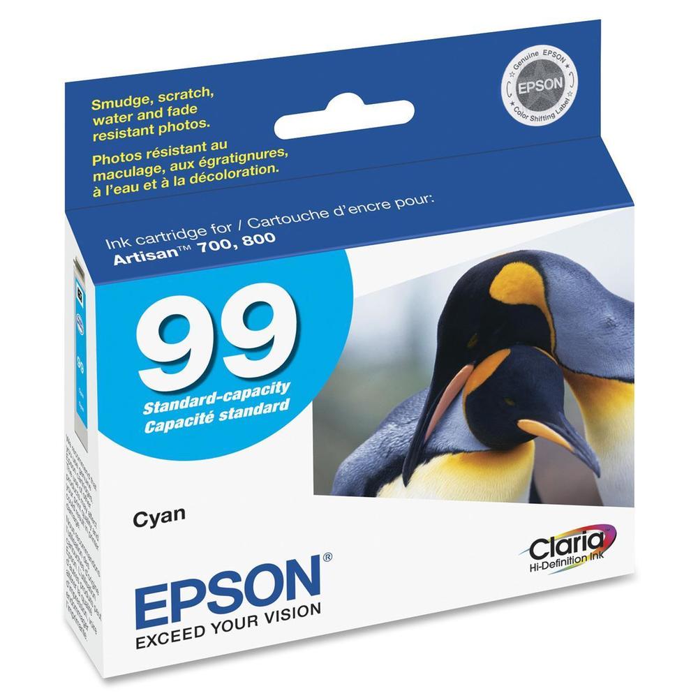 Epson 99 (T099220) Original Cyan Ink Cartridge - Standard Yield
