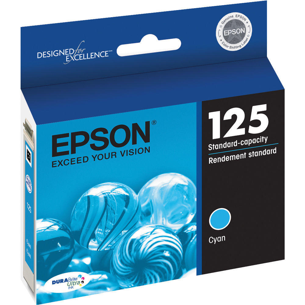 Epson 125 Cyan Ink Cartridge (T125220)