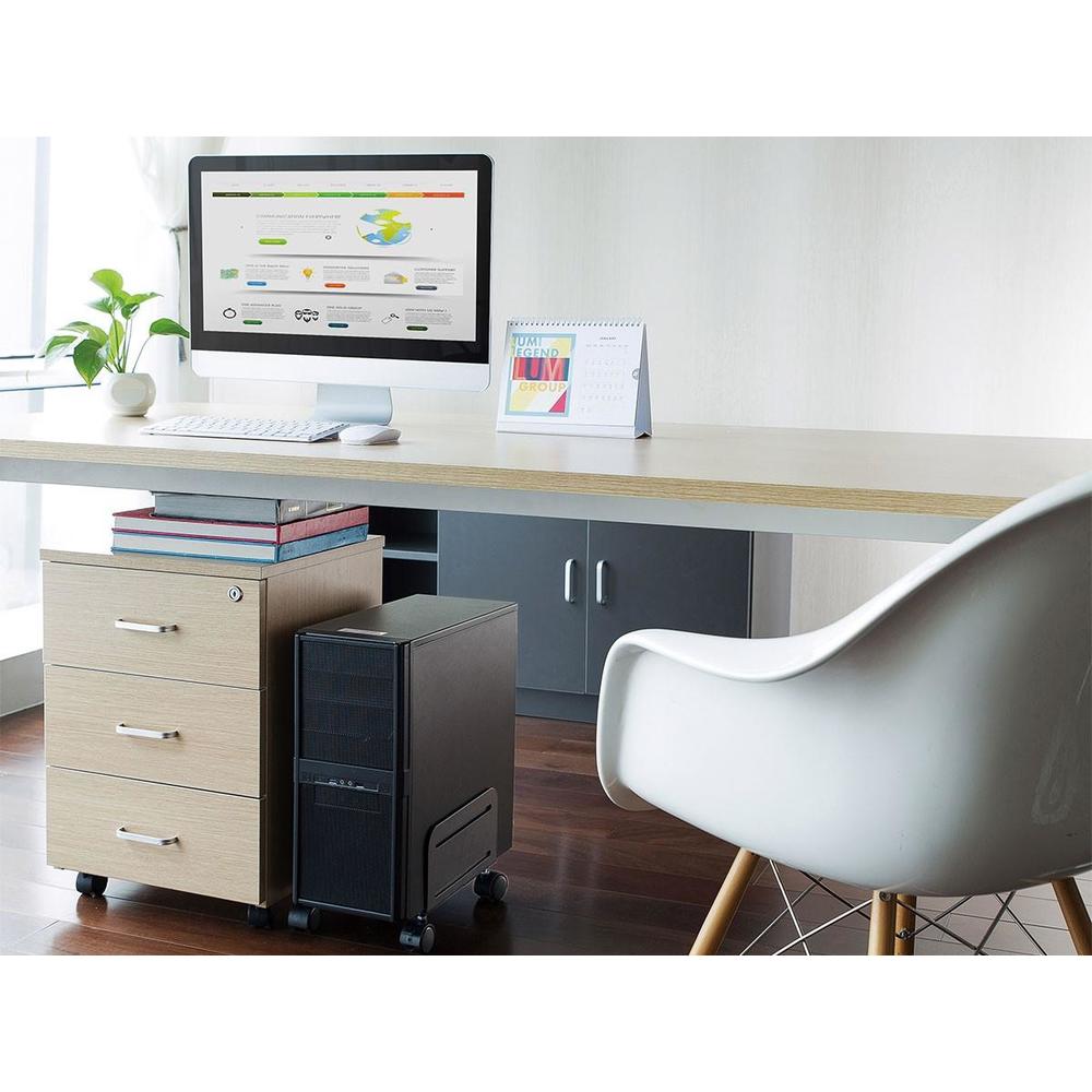 Support de tour CPU mobile en acier pour boîtier d'ordinateur - Monoprice®