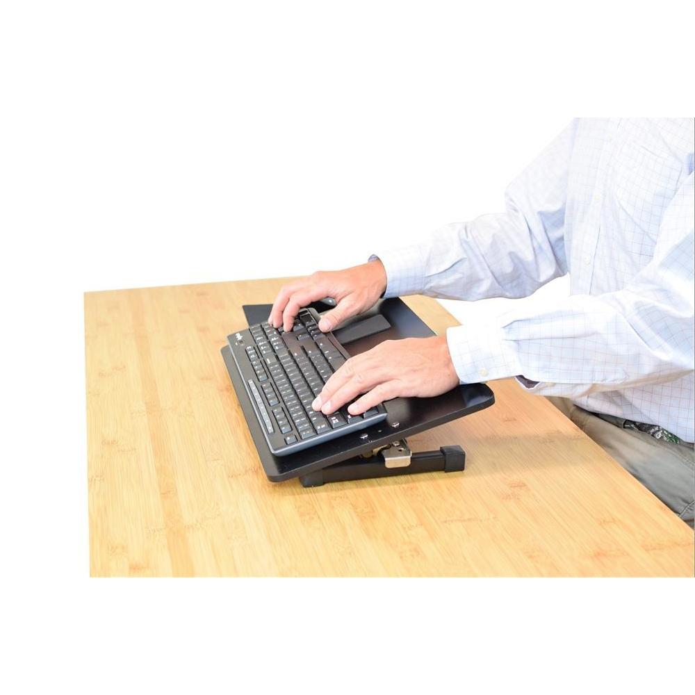 Support de clavier ergonomique réglable en hauteur et en inclinaison (noir)