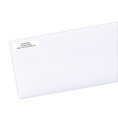 Avery® EcoFriendly White Mailing Labels - 1-3/4 x 1/2", Package of 10 ...