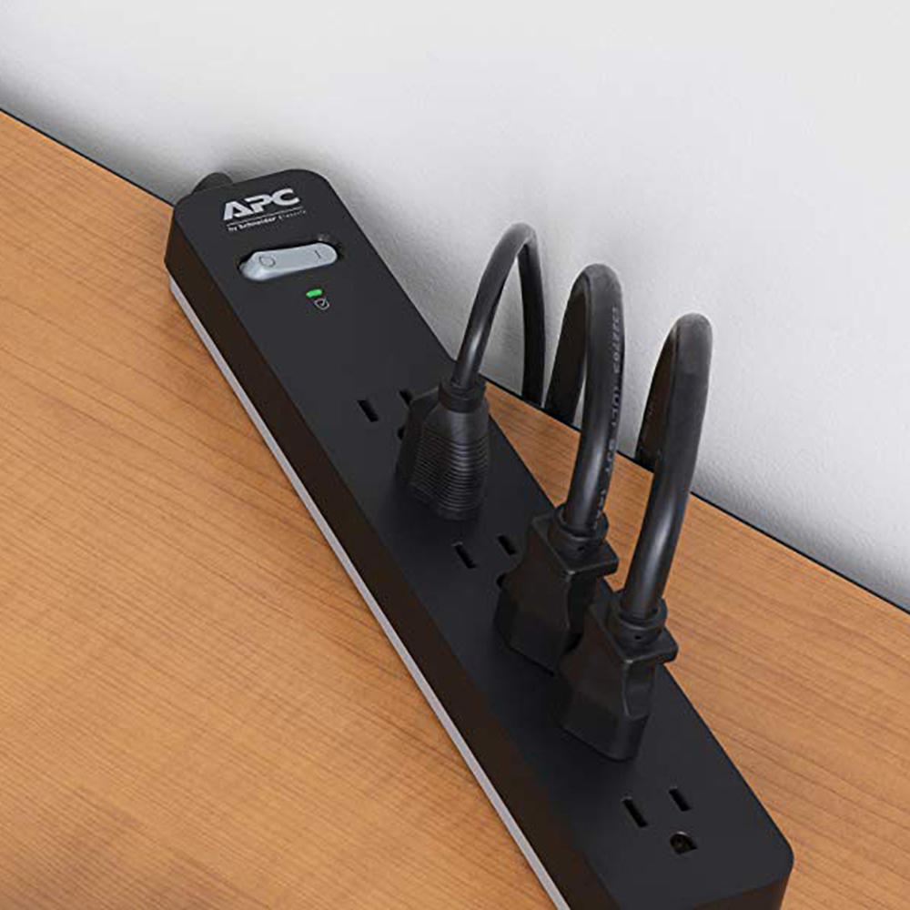 APC by Schneider Electric Essential SurgeArrest PE66, 6 Outlets, 6 Foot ...