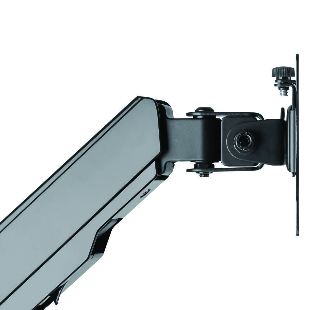 Sit-Stand Wall Mount Workstation - Black