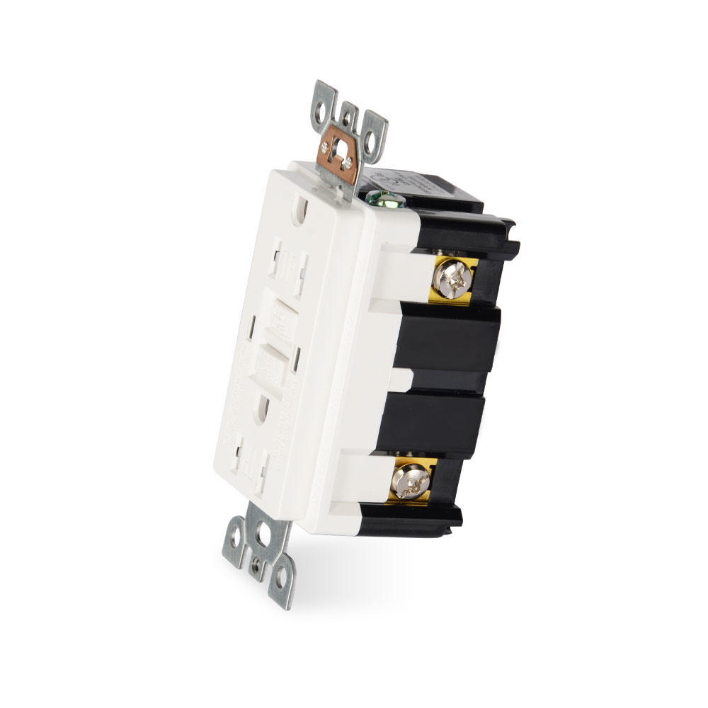 GFCI Decora Receptacle Outlet Self Test Tamper Resistant, 15Amp 125Volt ...