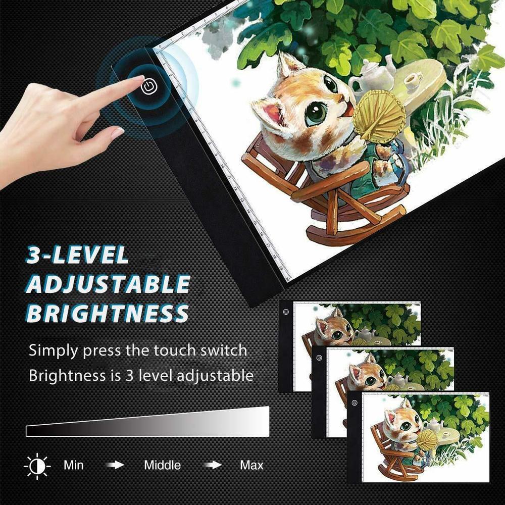 Tracing light box with Adapter LED A4 - Light Box for Tracing