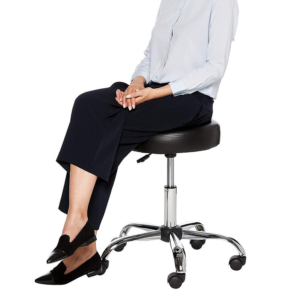 Height Adjustable Active Stool, Black - Moustache®
