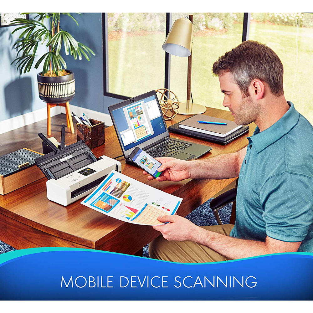 Brother ADS-1700W Scanner couleur de bureau compact sans fil avec ...