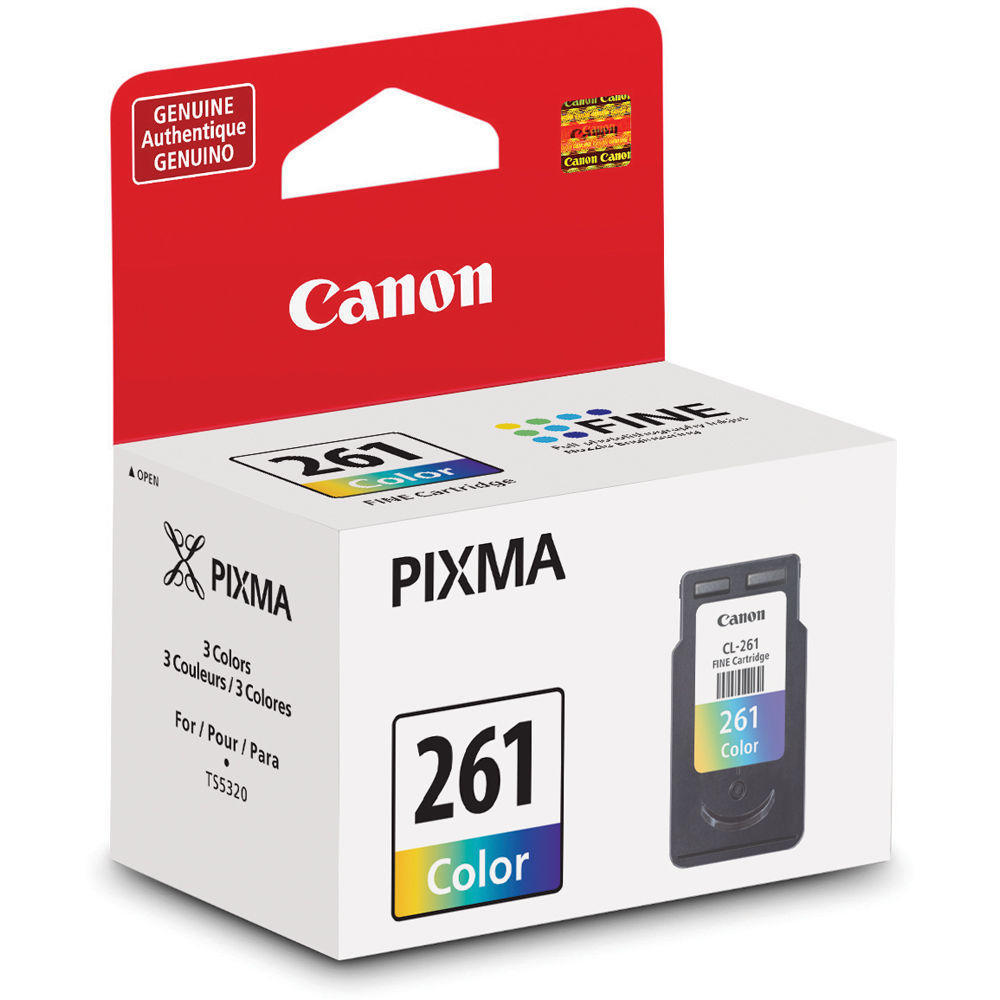 Canon CL-261 Original Color Ink Cartridge (3725C001)