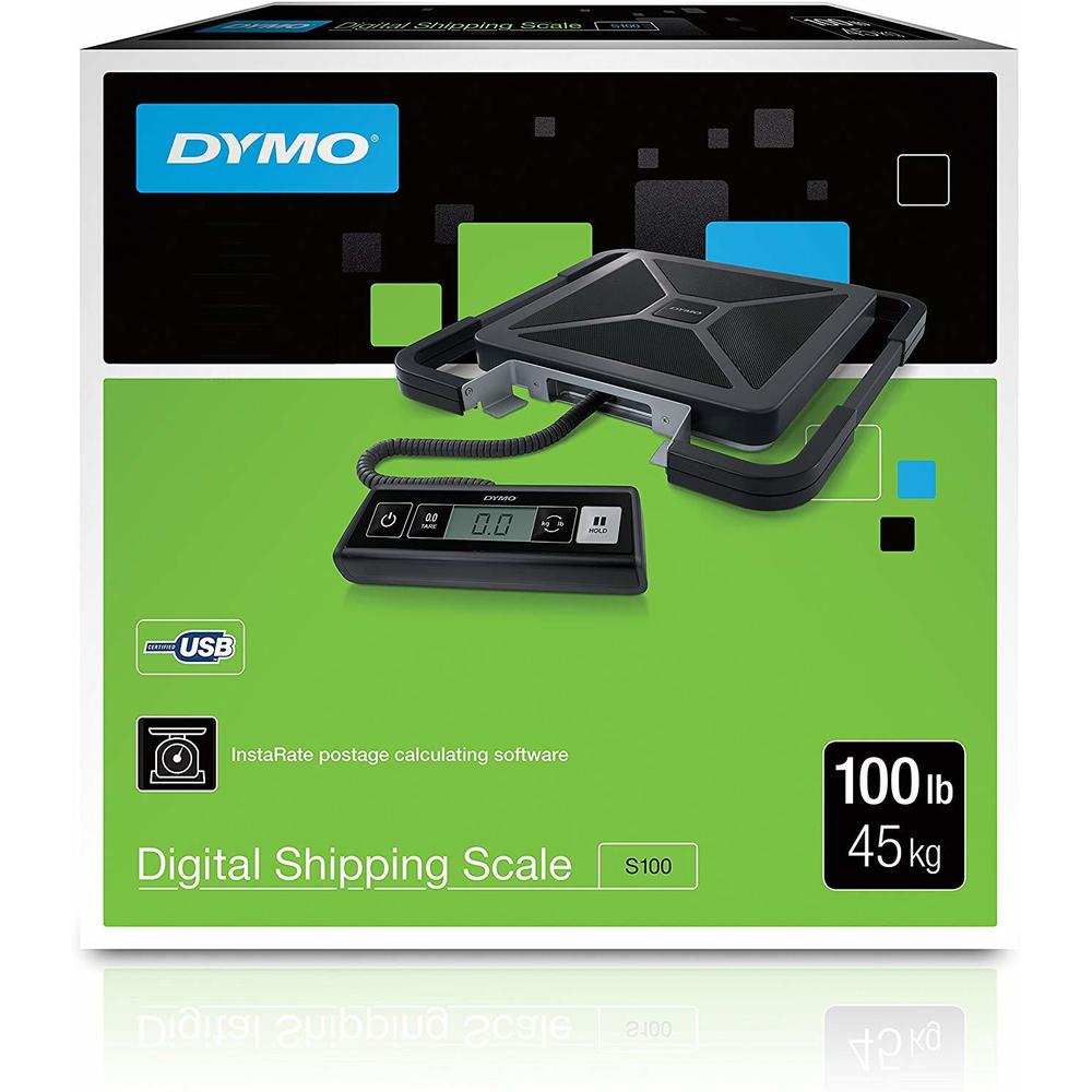 DYMO S100 Digital USB Shipping Scale, 100 lbs