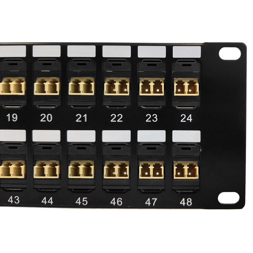 48 Port LC/LC Multimode 62.5u Duplex Patch Panel - 19" Rackmount 2U