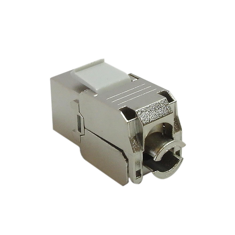 RJ45 Cat6a Slim Profile Keystone Jack, 110 Punch down/Tool-Less ...