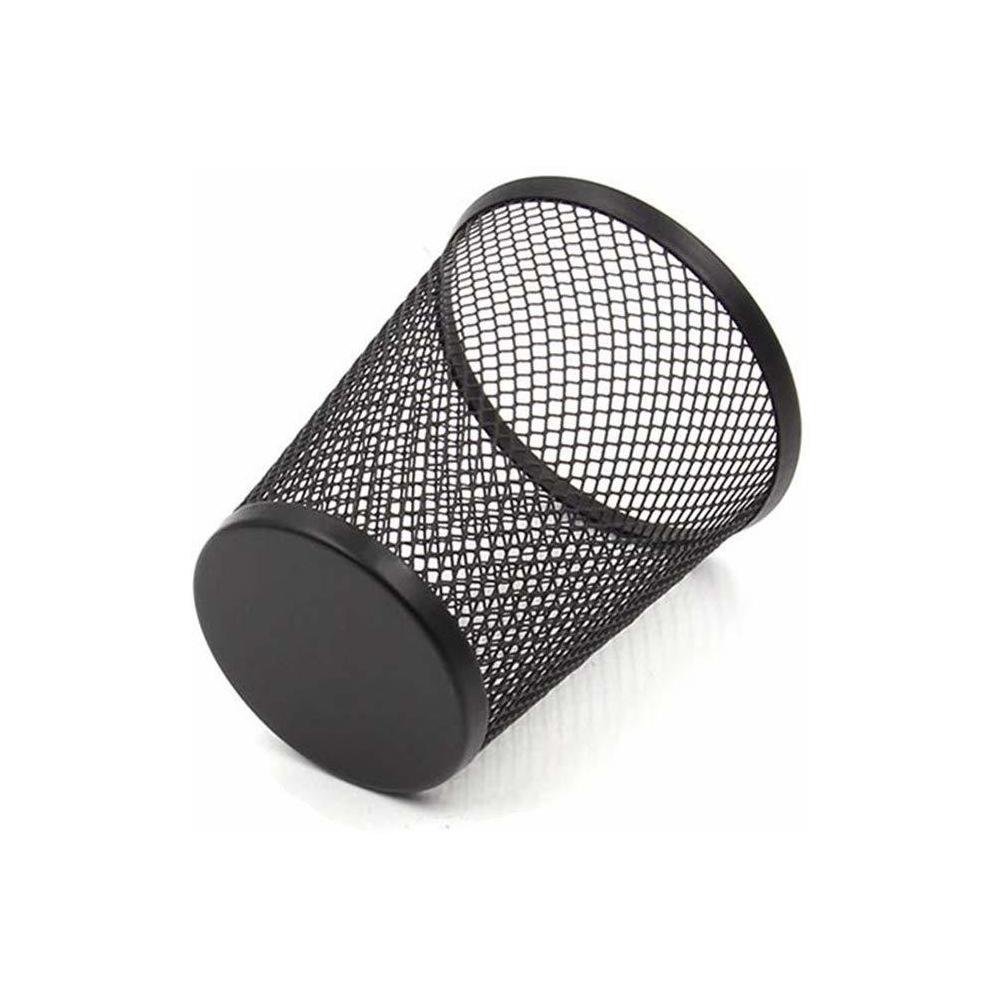 Winnable® Mesh Pencil Cup, Enamel Wire Mesh, Black