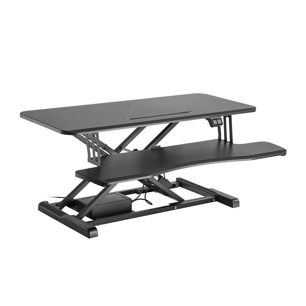 PrimeCables Electric Sit-Stand Desk Converter - Black