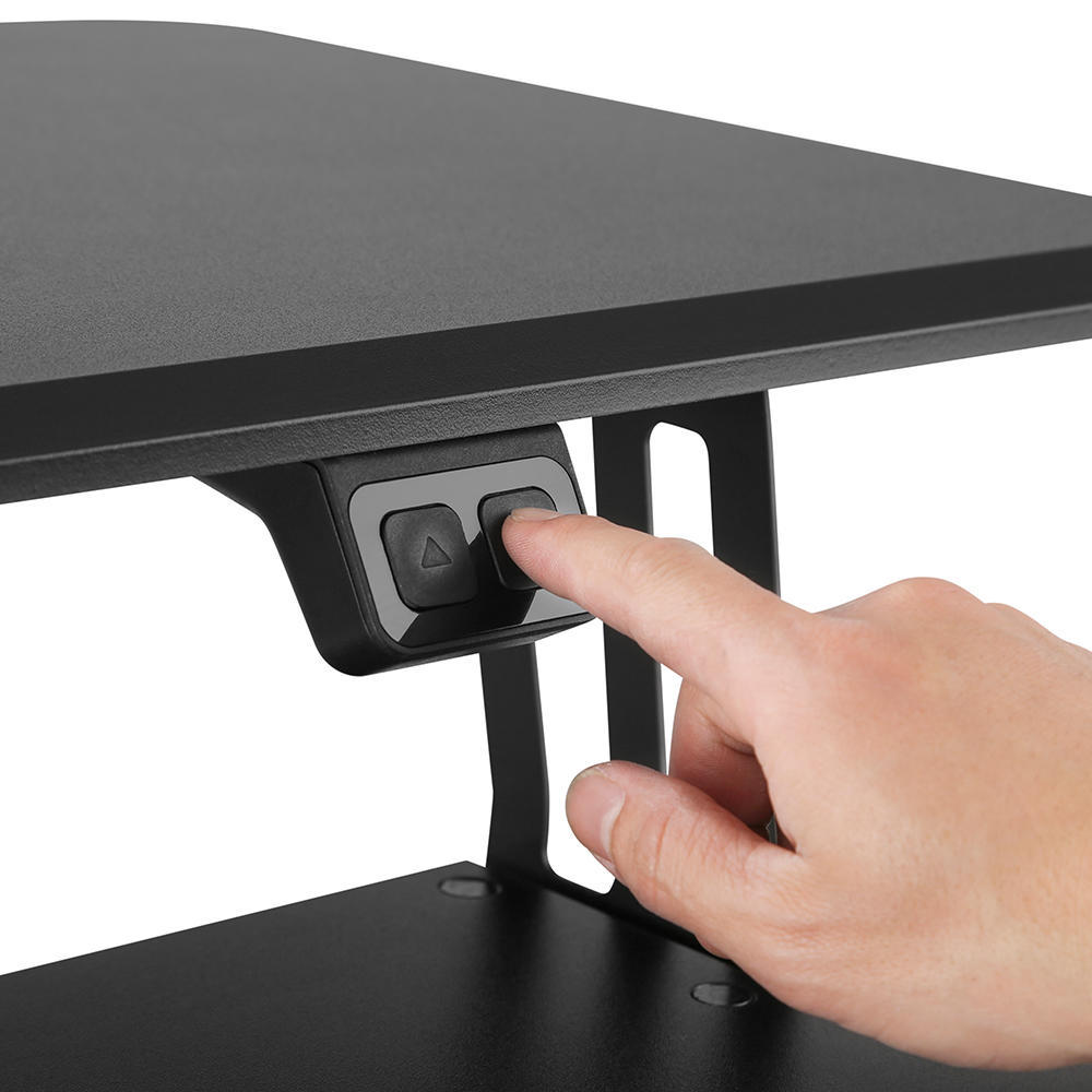 PrimeCables Electric Sit-Stand Desk Converter - Black