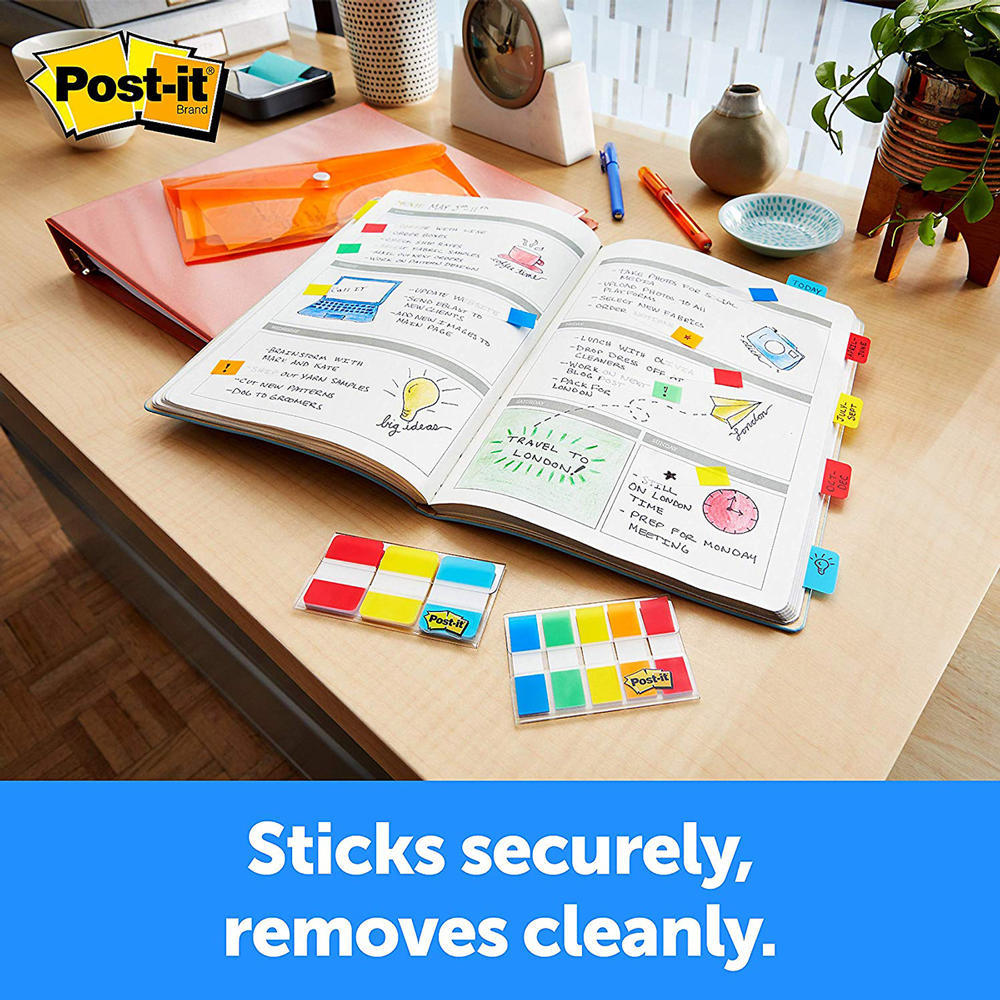 Post-it® Flags and Tabs Value Pack, Assorted Colors