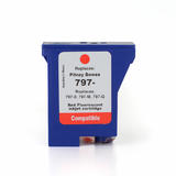 Pitney Bowes 797-0 797-M 797-Q Compatible Red Fluorescent Ink Cartridge