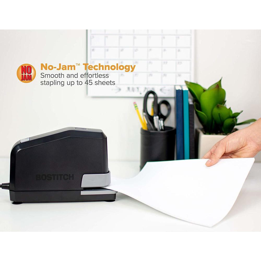 Bostitch B8® Impulse 45™ Electric Stapler, No-Jam, Black - 529784